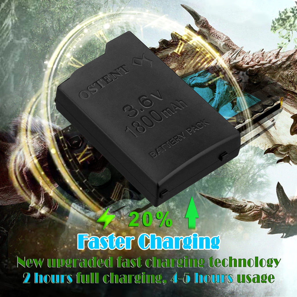 OSTENT Real 1800mAh 3.6V Lithium Ion Rechargeable Battery Pack ...