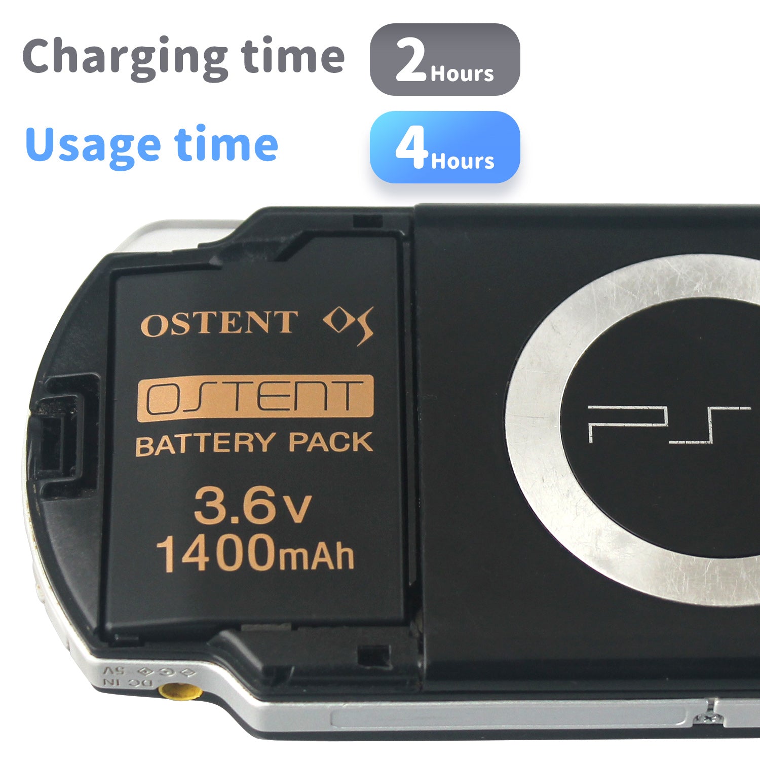 OSTENT Real 1400mAh 3.6V Lithium Ion Li-ion Polymer Rechargeable ...