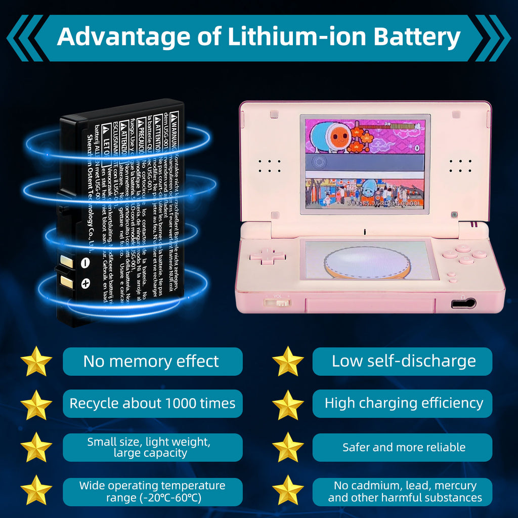 OSTENT 3.7V 1000mAh Rechargeable Li-ion Polymer Lithium-ion Battery Pa ...