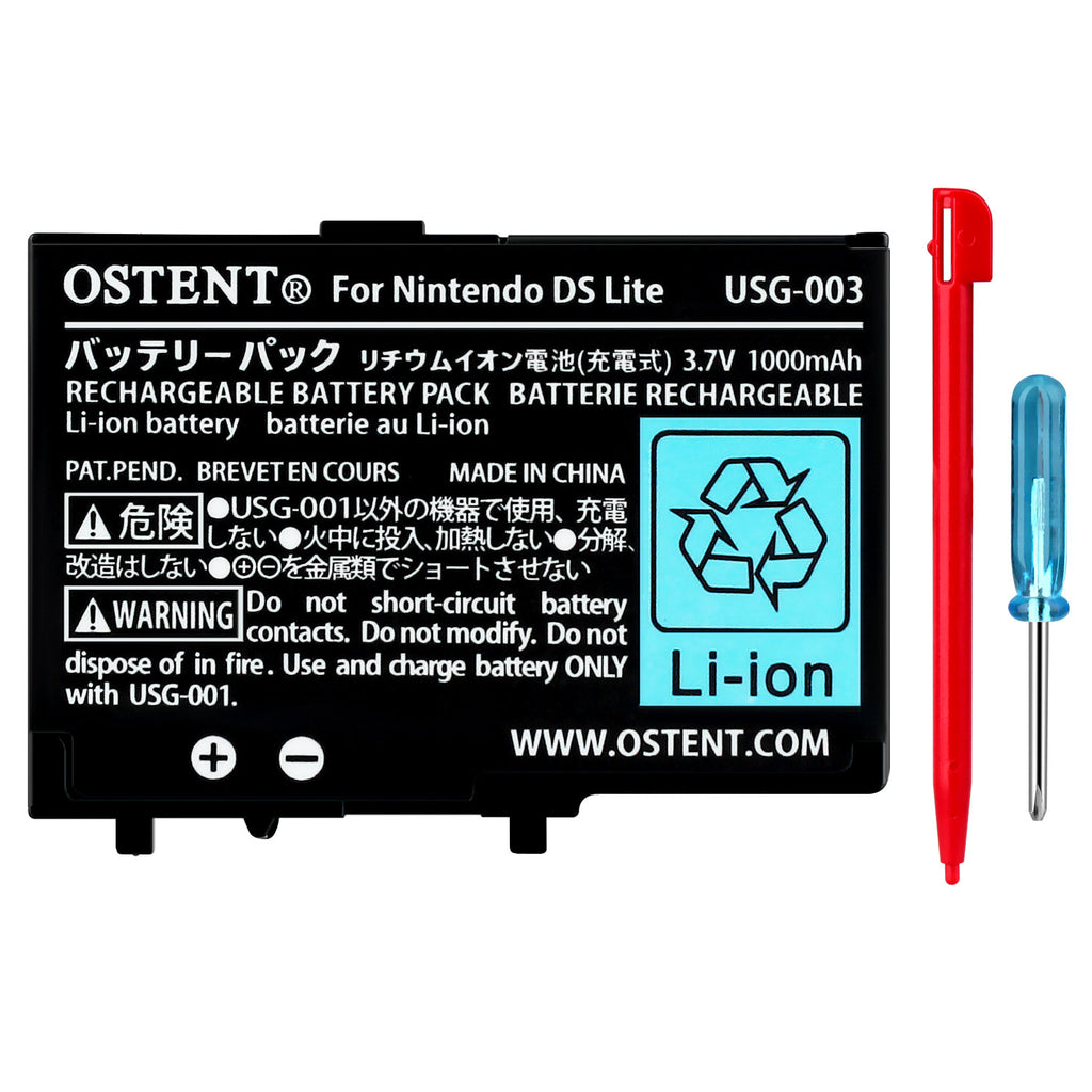 OSTENT 3.7V 1000mAh Rechargeable Li-ion Polymer Lithium-ion Battery Pa ...