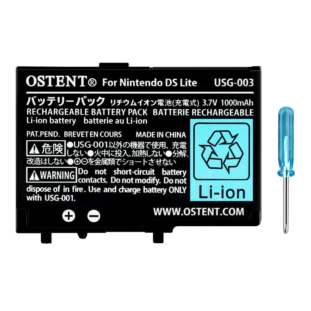 OSTENT 3.7V 1000mAh Rechargeable Li-ion Polymer Lithium-ion Battery Pa ...